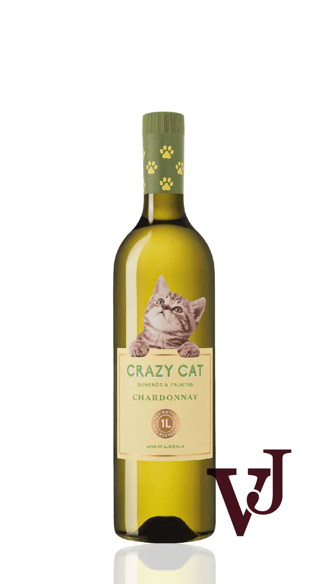 Crazy Cat Chardonnay 2023 Vitt vin Systembolaget 219021 | Vinjournalen.se