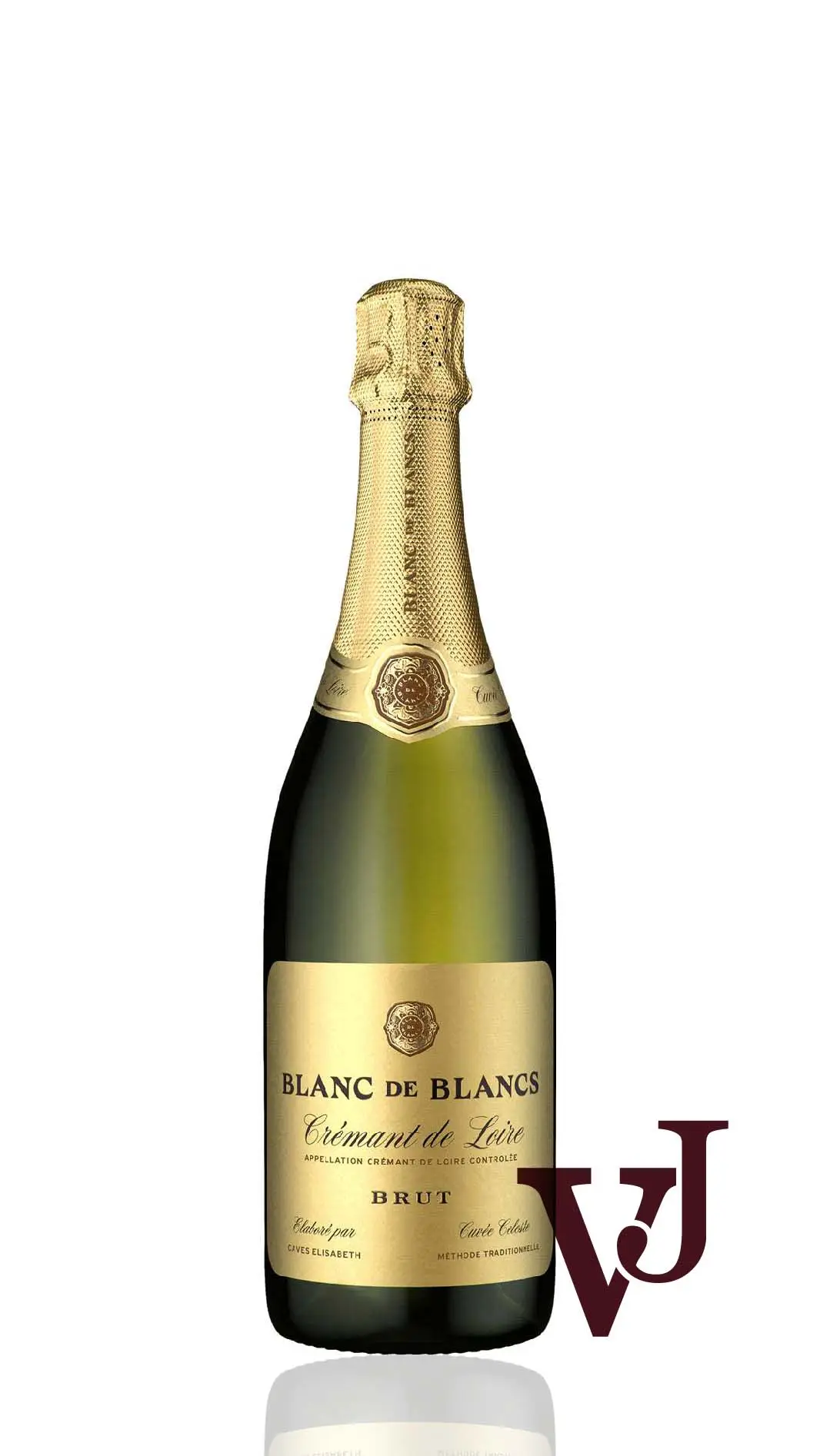 Crémant de Loire Blanc de Blancs Brut Cuvée Celeste Mousserande vin ...