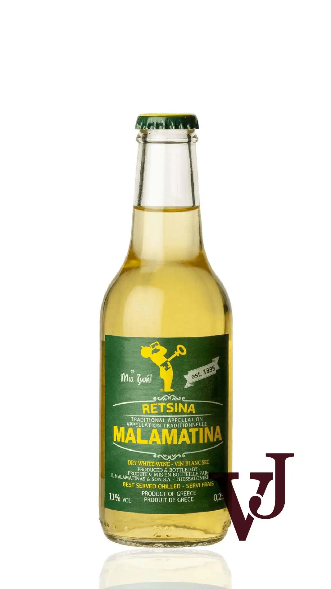Retsina Malamatina Vitt vin Systembolaget 7313604 | Vinjournalen.se