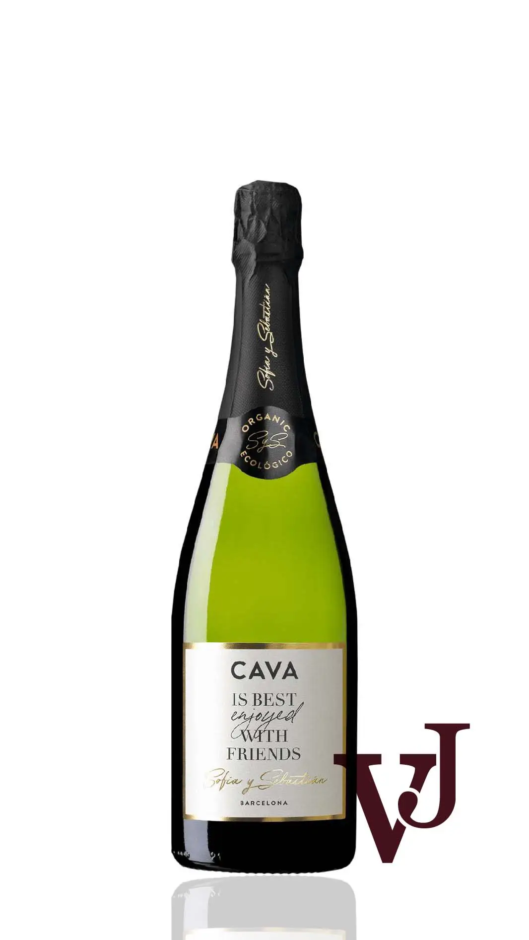 Sofia y Sebastian Cava is Best Enjoyed with Friends Organic Mousserande ...